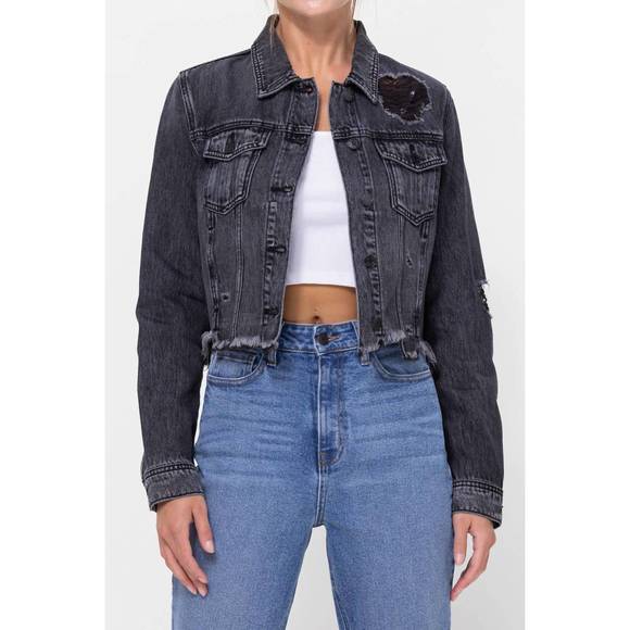 Cello | Jackets & Coats | New Cello Katrina Destroyed Fitted Denim ...